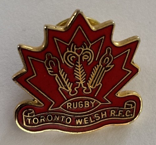 TORONTO WELSH RFC (CANADA) RUGBY LAPEL PIN BADGE from 1990s | eBay