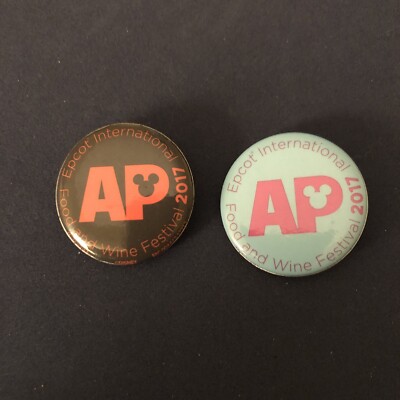 2 Disney Buttons - Annual Passholder AP Mickey Ears Icon Pins 2017 ...