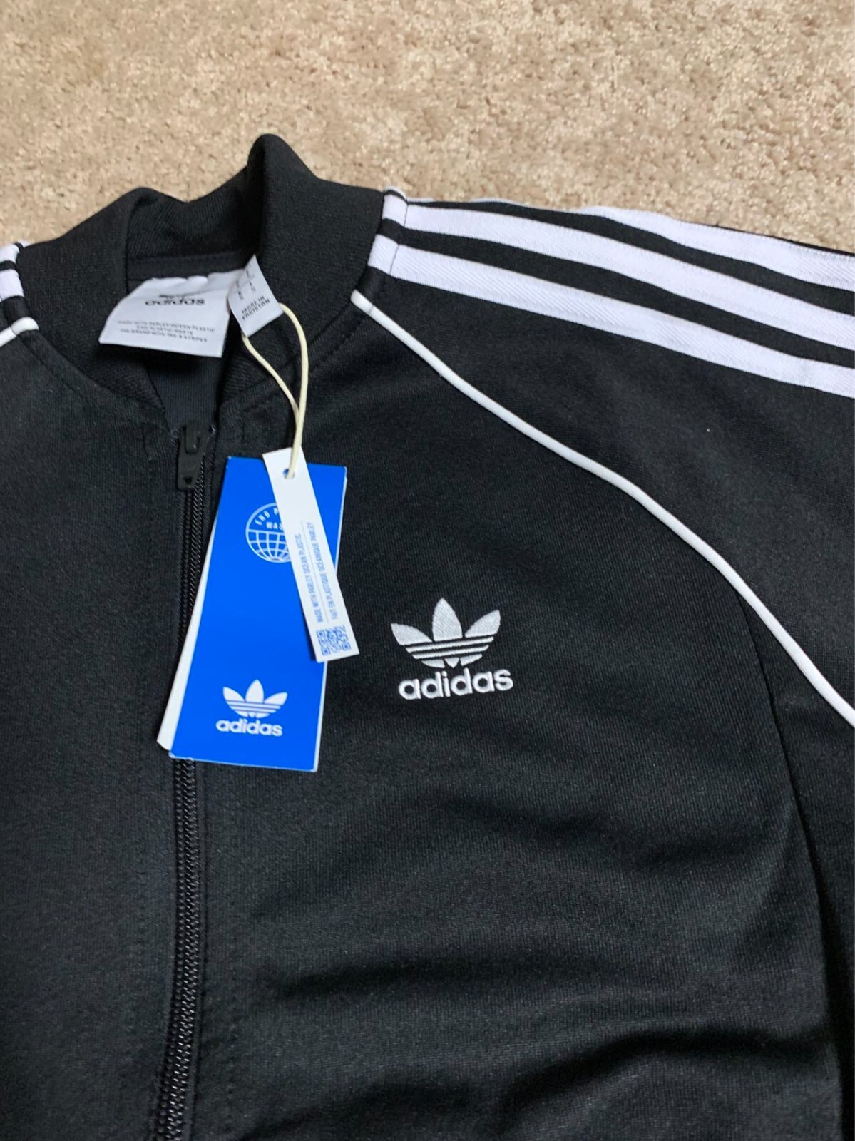 Adidas Originals Adicolor Classics Men’s SST Track Jacket Small - Black ...