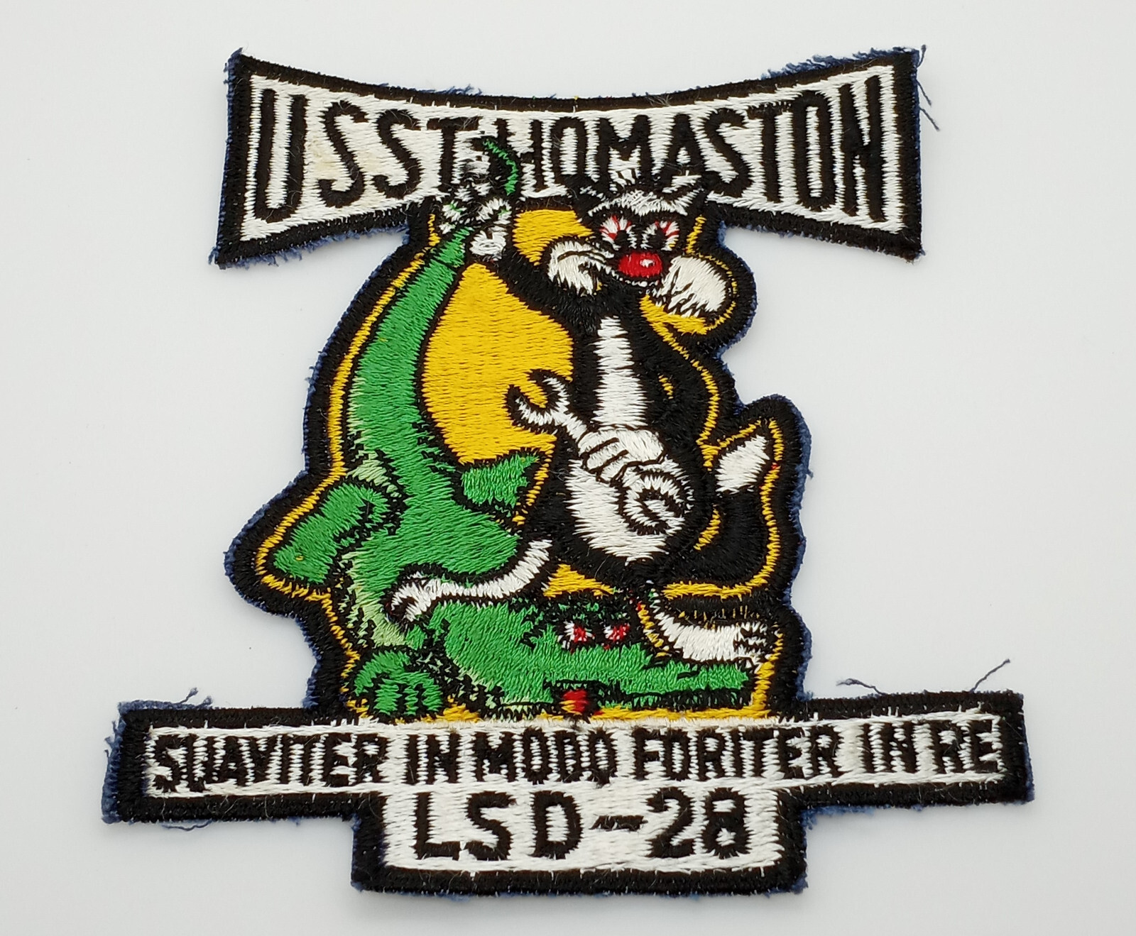 Vintage USS Thomaston LSD-28 Patch | eBay