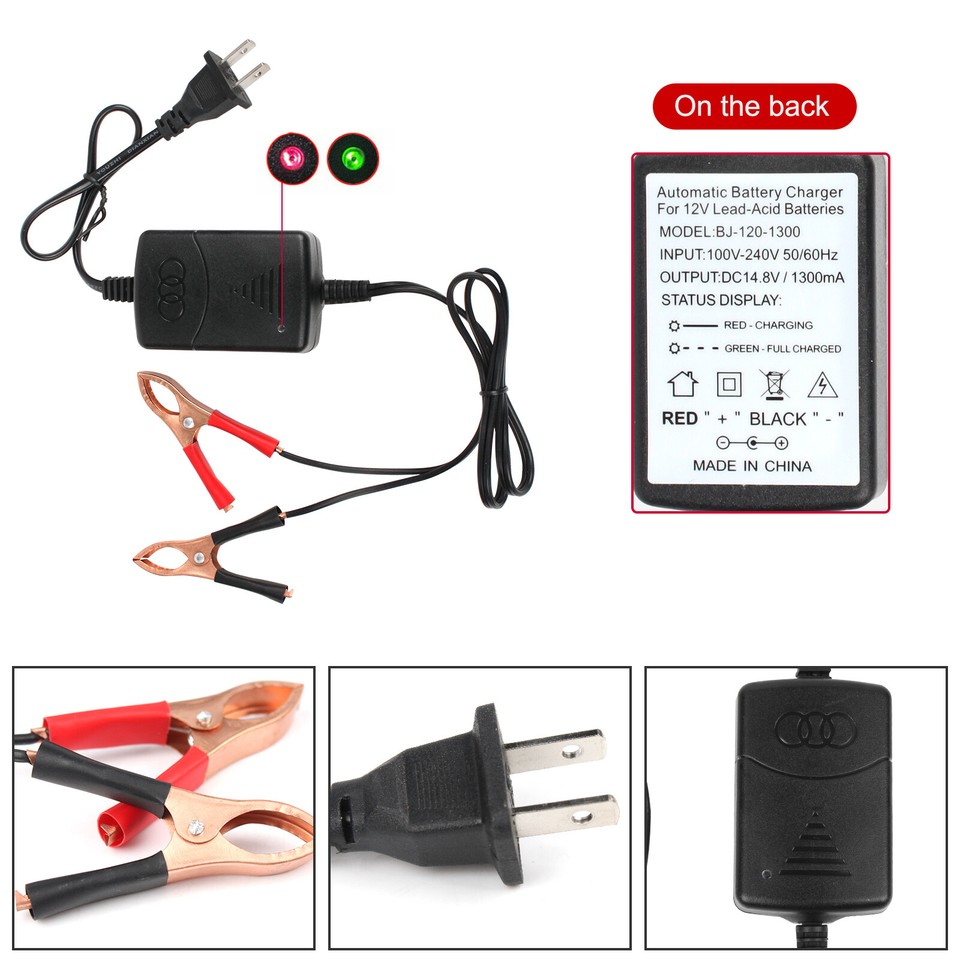 8A 12V 24V Fully-Automatic Smart Car Battery Charger Maintainer Trickle ...