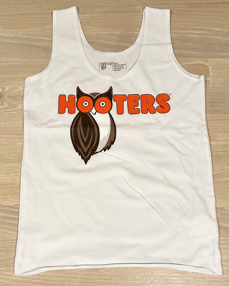 HOOTERS WingHouse Uniform Tank Top Shorts Pantyhose Socks Name Tag ...