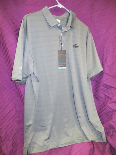 Callaway Golf Men's Opti-Dri Tee Polo Shirt *GREY* m/l/xl/xxl | eBay