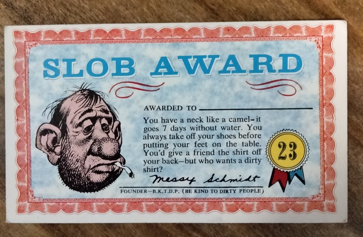 1964 NUTTY AWARDS CARDS (5 DIFFERENT) TOPPS~FREE SHIPPING! | eBay