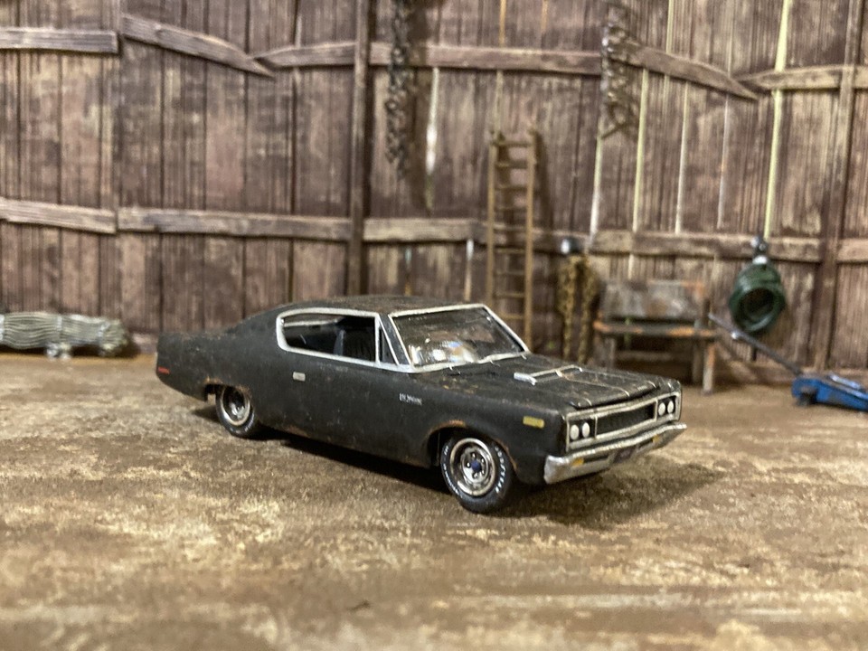 1970 AMC Rebel Rusty Weathered Custom 1/64 Diecast Project Barn Find ...