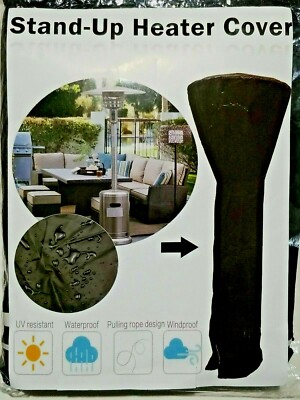 Stand Up Heater Cover Waterproof UV Resist Standup Outdoor Tall Heater ...
