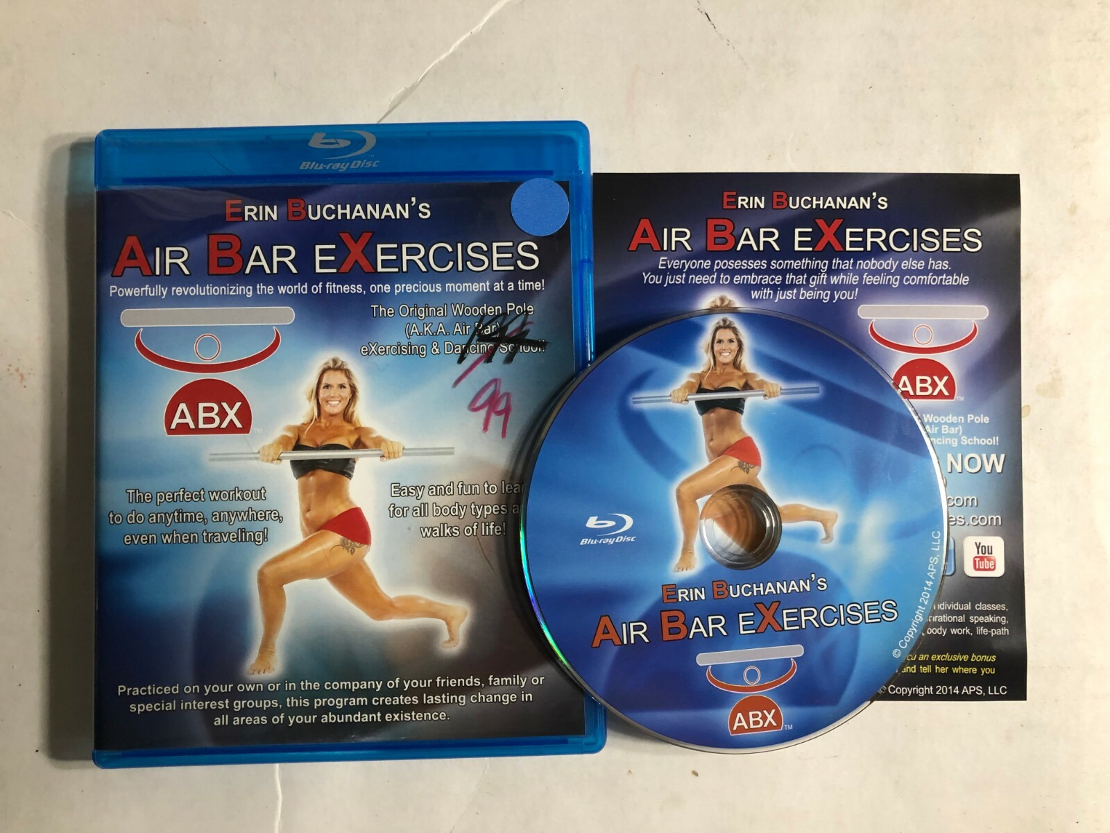 Erin Buchanan's Air Bar Exercises (Blu-ray, 2014) Core Strength ...