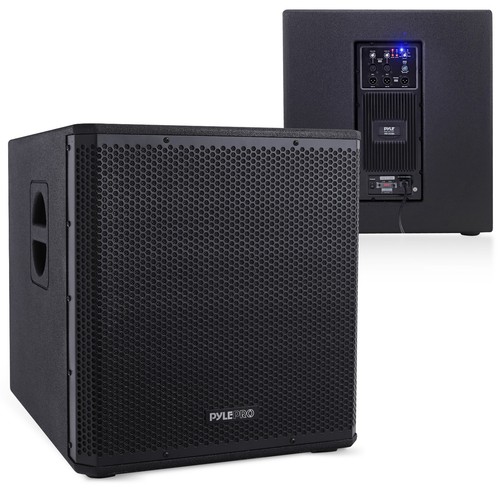 Pyle 15" 3000W Active Powered Subwoofer Box System with Professional ...
