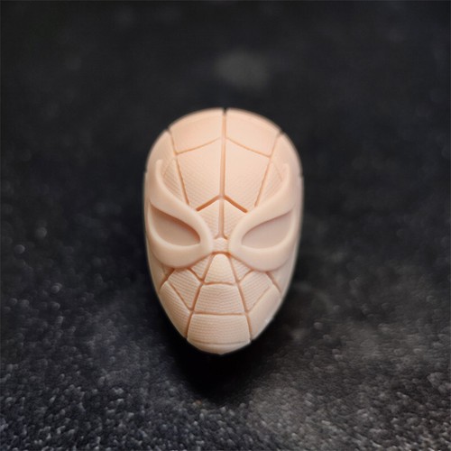 1/12 Scale The Comic Spider-Man Head Sculpt Unpainted Fit 6" ML Figure ...