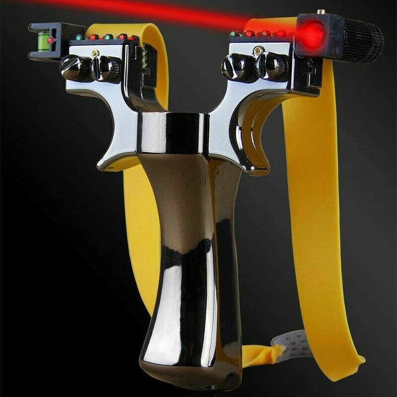Hunting Professional Catapult Laser Slingshot With Rubber Aim Point ...