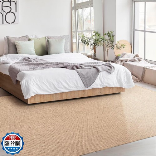 nusoarug 6x9 Washable Jute Rugs for Hallway, Woven 6' x 9' Kitchen Area ...