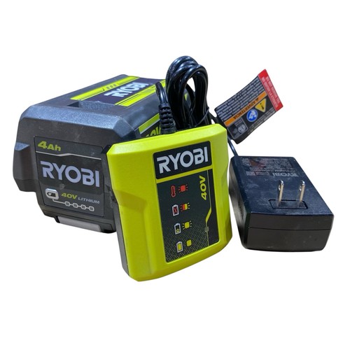 Ryobi OP40404VNM 40v 4Ah HP Lithium Battery & OP404 Charger Combo | eBay