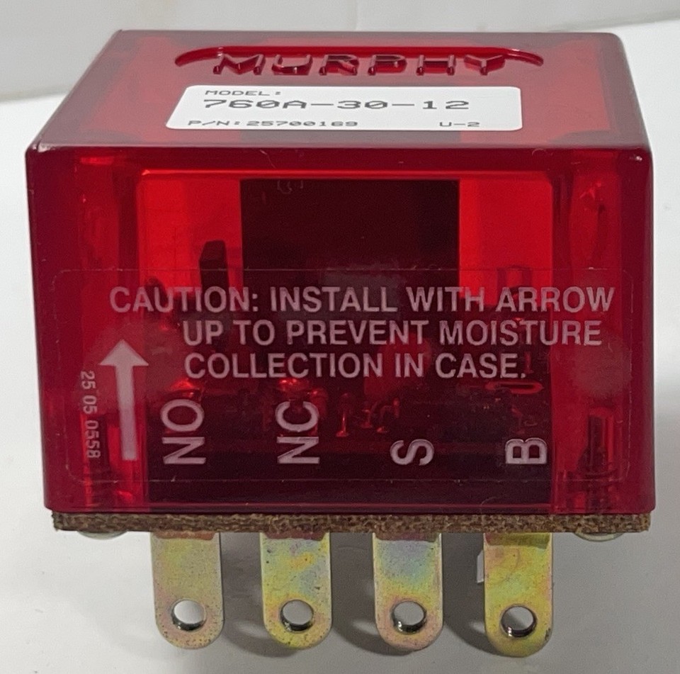 NEW MURPHY 760A-30-12 30 SECOND TIME DELAY MAGNETIC SWITCH PART ...