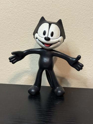 Felix The Cat Bendy Vinyl Bendable Posable 5” Action Figure - NJ Croce ...