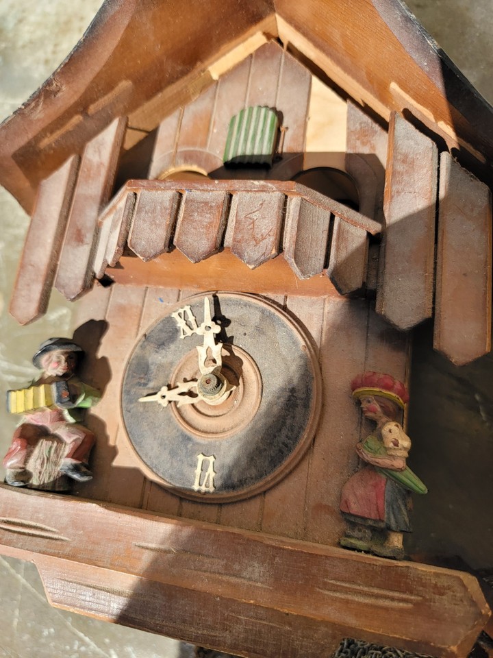 VINTAGE PAIR OF GERMAN CUCKOO CLOCKS ( PARTS ONLY) | eBay