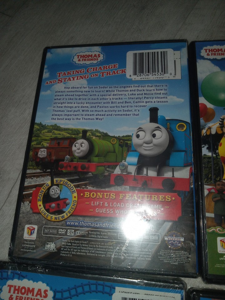 LOT OF 4 NEW THOMAS THE TRAIN DVD’S Sealed | eBay