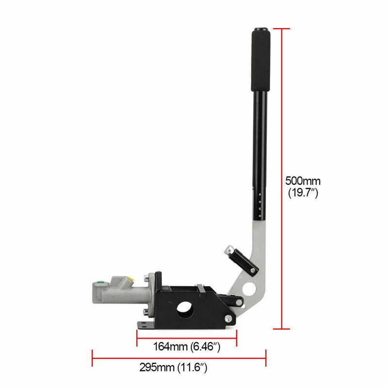 Black Universal Hydraulic Handbrake Drift Hydro E-Brake Racing Long ...