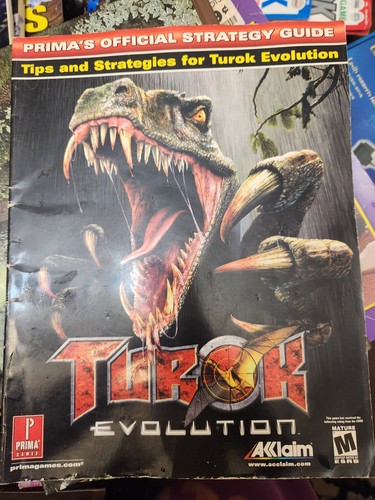 Turok: Evolution Prima Official Strategy Guide PS2 Xbox Game Cube ...