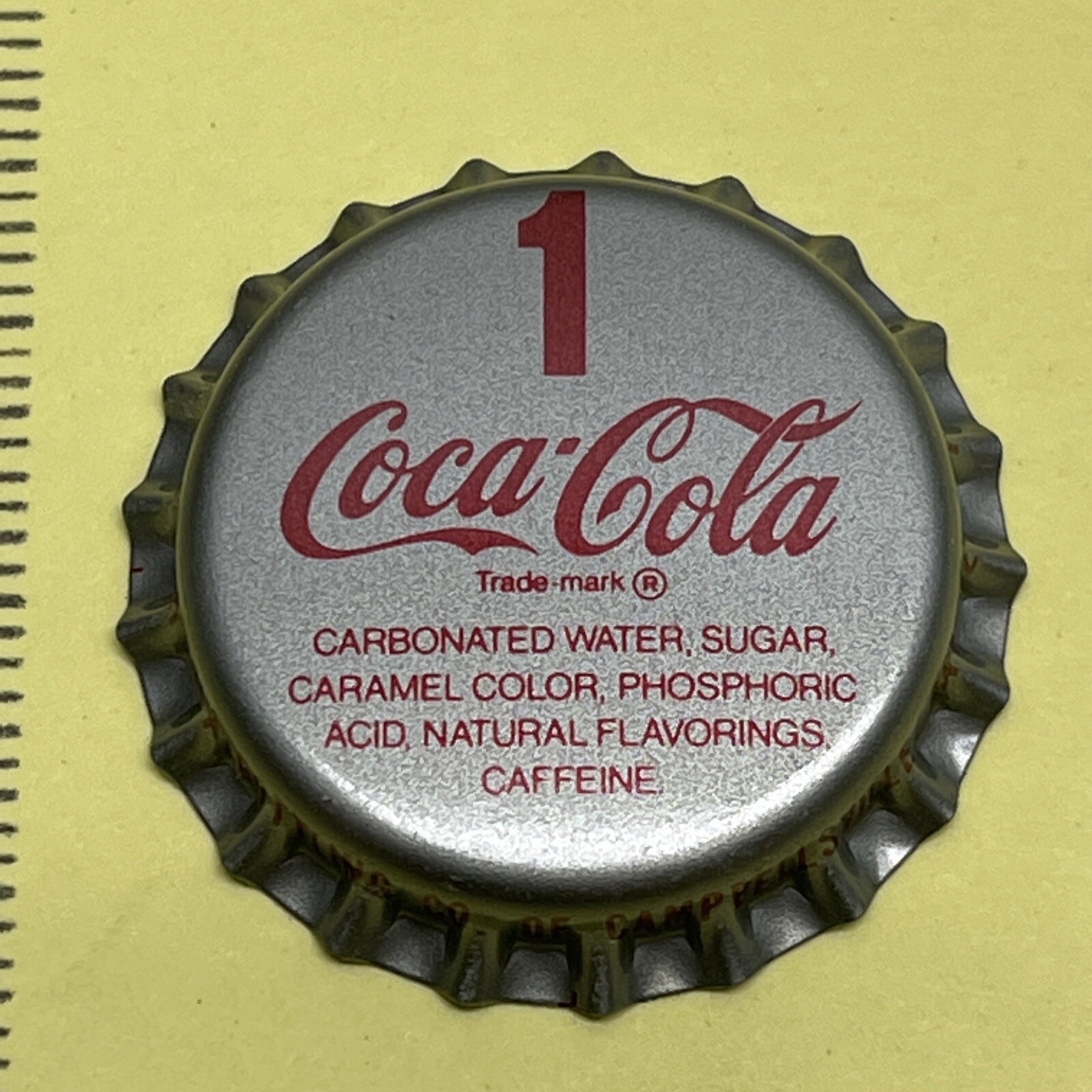 Vintage Coca Cola Bottle Cap