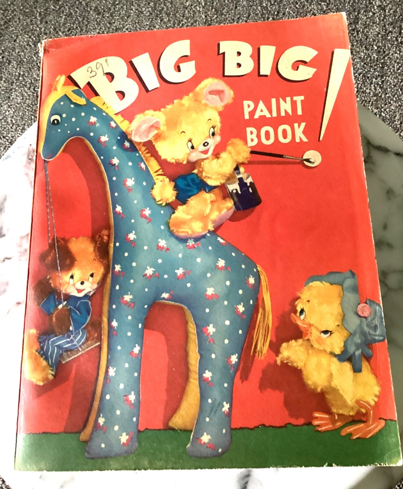 1943 BIG BIG PAINT BOOK Whitman Publishing Unused Very Rare Free ...