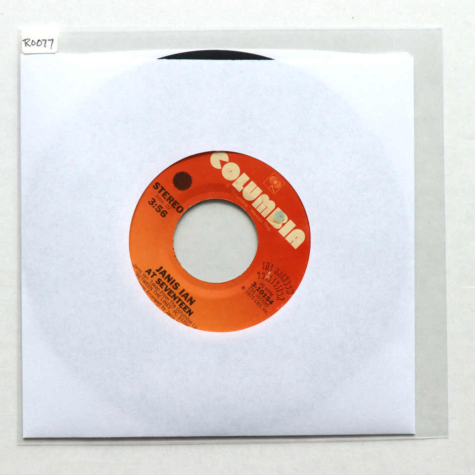 Janis Ian - At Seventeen / Stars 45 rpm Vinyl 7" Single 3-10154 | eBay