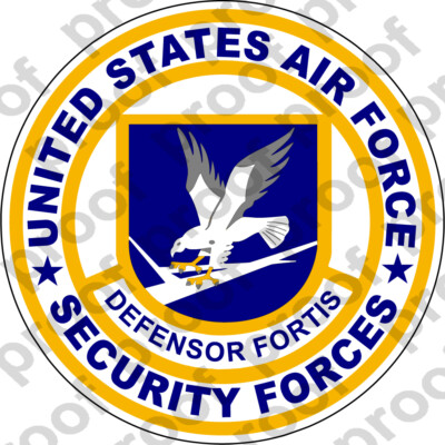 STICKER USAF Air Force Security Defensor Fortis A | eBay