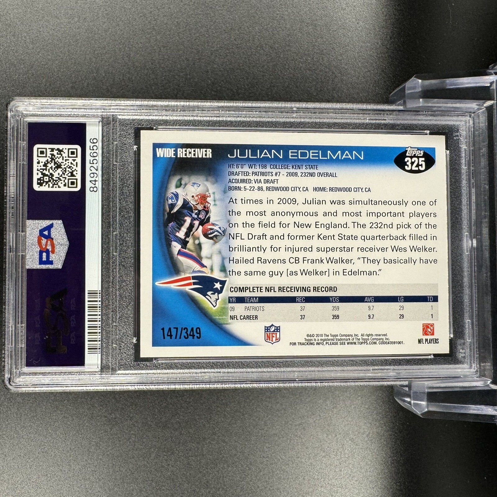 2010 Topps - Julian Edelman #325 Blue /349 for sale online | eBay