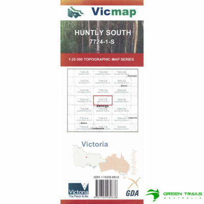 Vicmap Huntly South 7724-1-S Map 25K Topographical Map 2021 | eBay ...