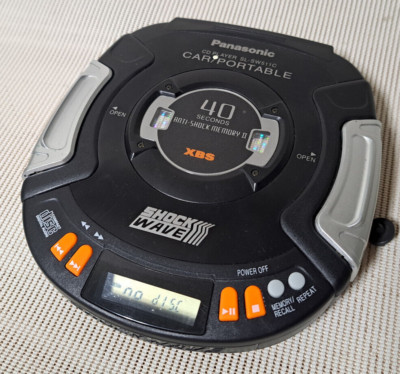 Panasonic Shockwave Portable CD Player SL-SW511C Black Tested | eBay