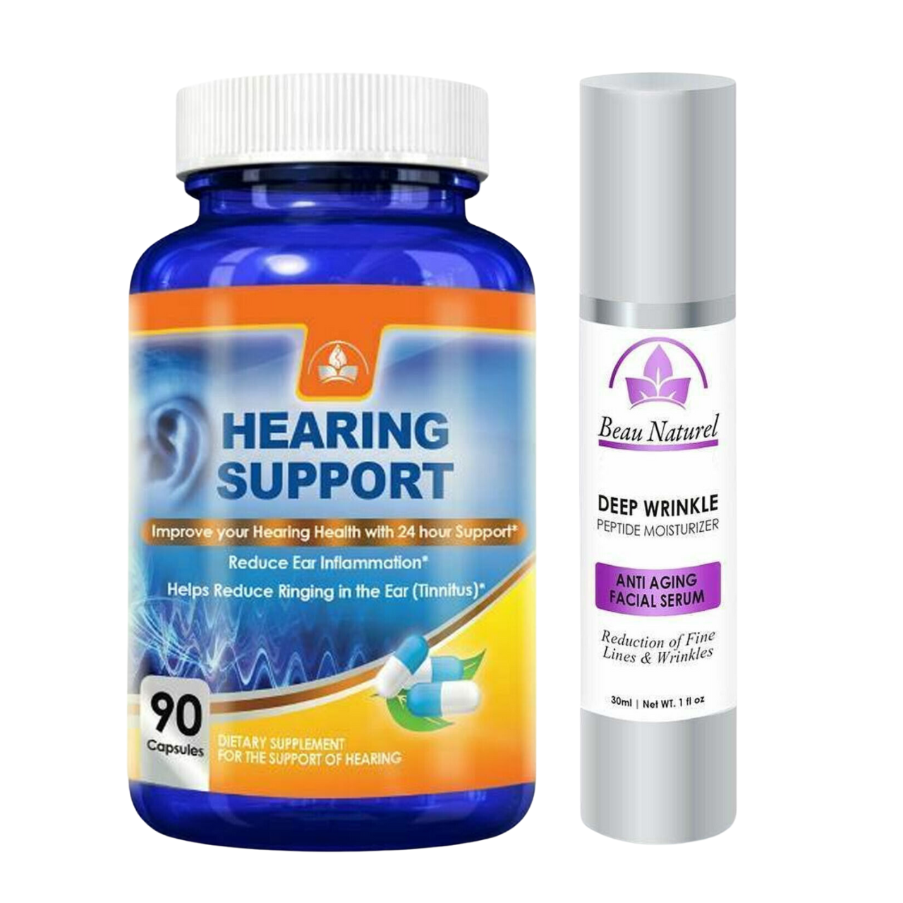 Hearing Health Support Tinnitus Relief Ear Ringing Pills Anti-Aging ...