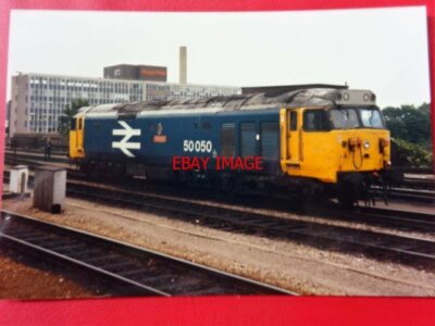 PHOTO BR CLASS 50 LOCO NO 50050 AT BRISTOL TEMPLE MEADS AUG 86 | eBay