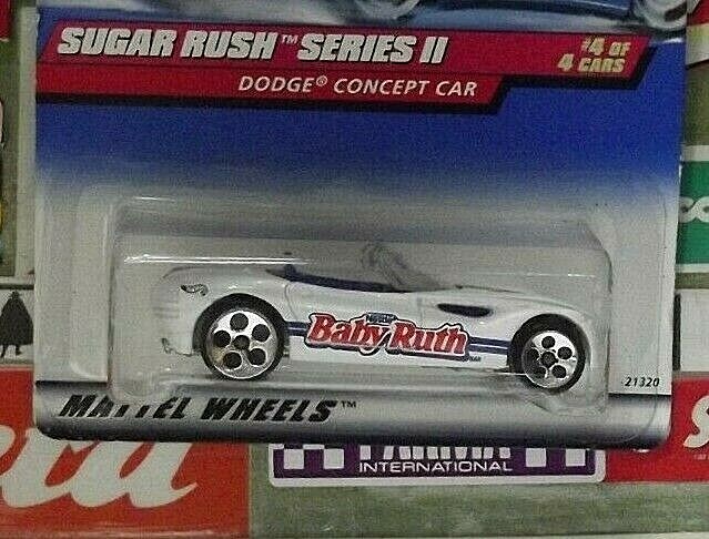 1999 Hot Wheels Sugar Rush Series II Dodge Concept Baby Ruth Car #972 ...