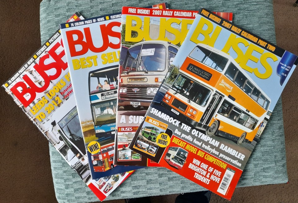 Buses Magazine 2007 January to December (12 Issues) Ian Allan ...