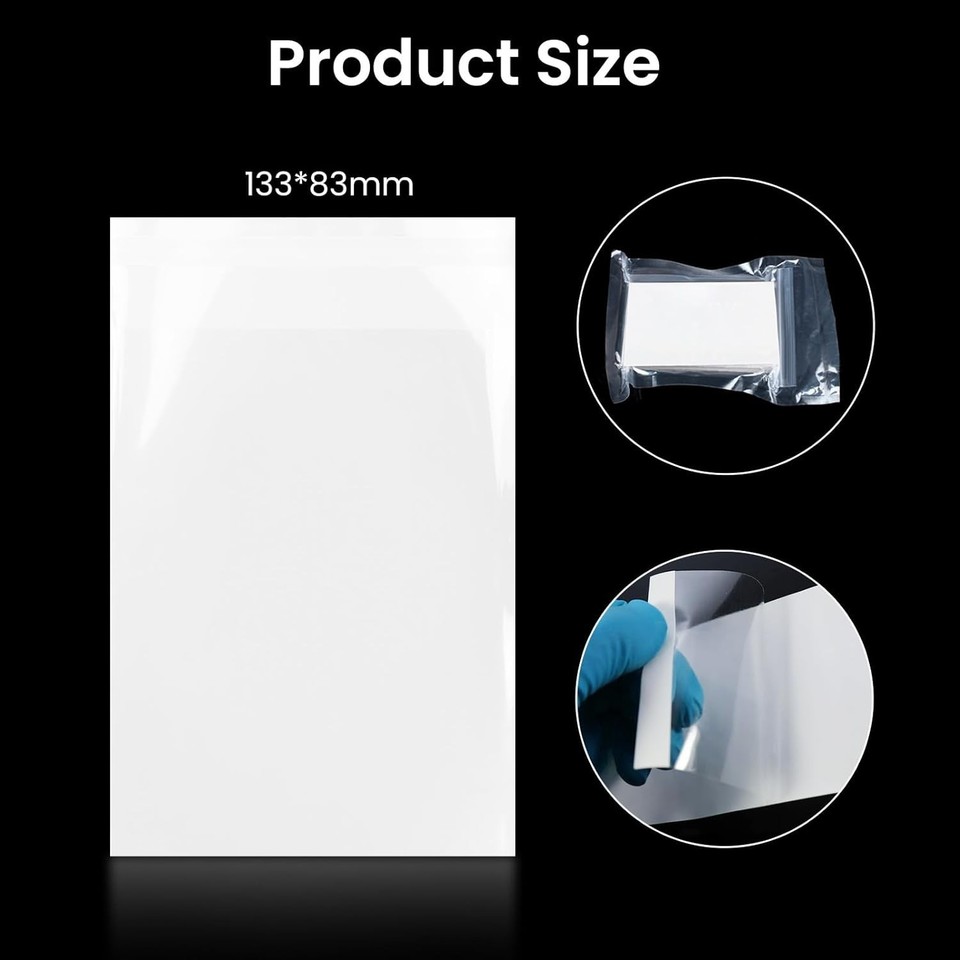 100 Sheets PCR Plate Sealing Film for 96-Well Plates (130x80mm) - High ...