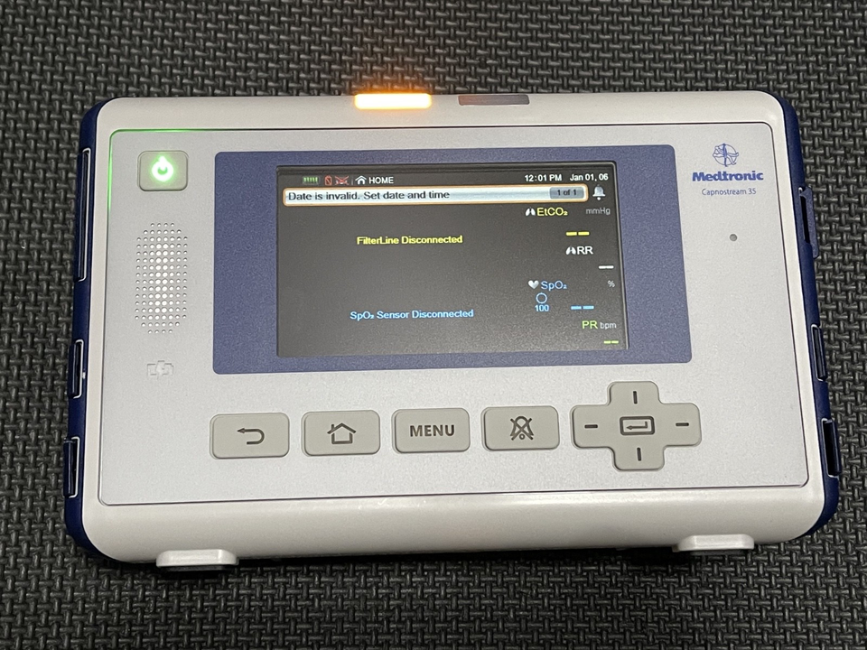Medtronic Capnostream 35 ETCO2 Capnography SPO2 Patient Monitor- NEW IN ...