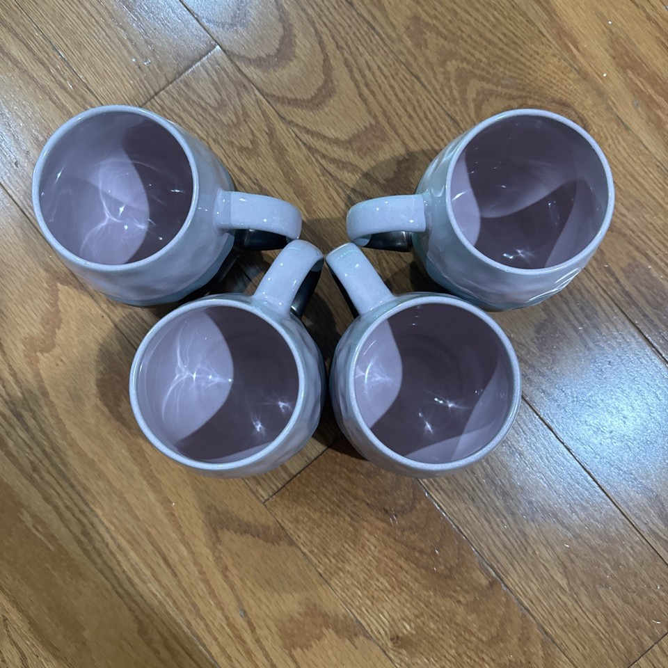 Everyday Purple Mugs Set Of 4 - $4 Shipping | eBay