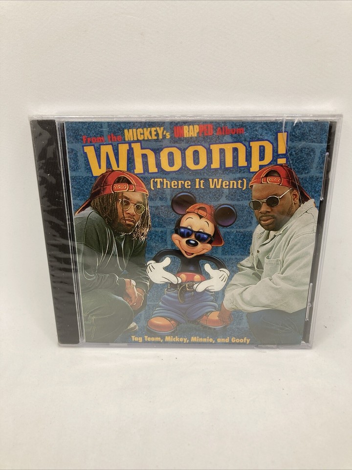 Tag Team Whoomp! CD Mickey’s UnRapped Minnie Goofy Disney 1994 New ...