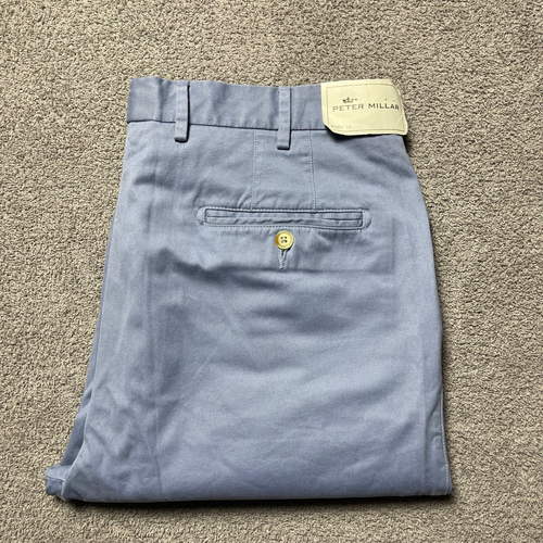Peter Millar Raleigh Washed Twill Pima Cotton Classic Fit Men's Pant ...