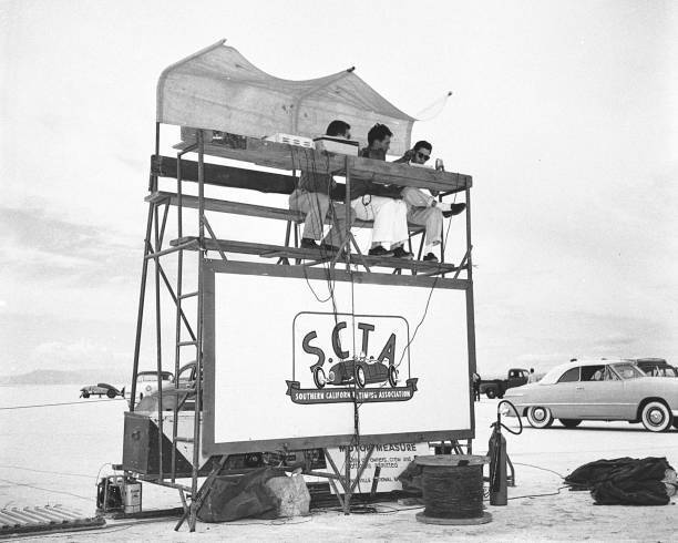 1950s Officials Southern California Timing Association were charge- Old ...