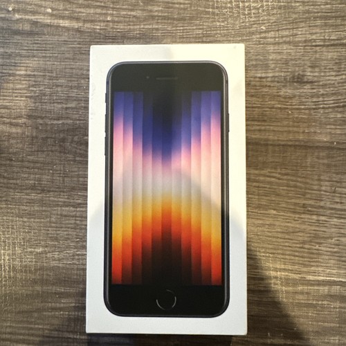 Apple iPhone SE 3rd Gen. 64GB Unlocked 5G Smartphone A2595 Midnight ...