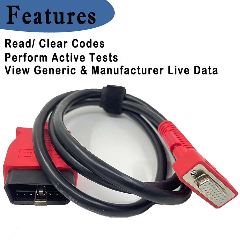 OBD Main Test Cable Wire Data Cord Connector Cable for Autel MaxiSys ...