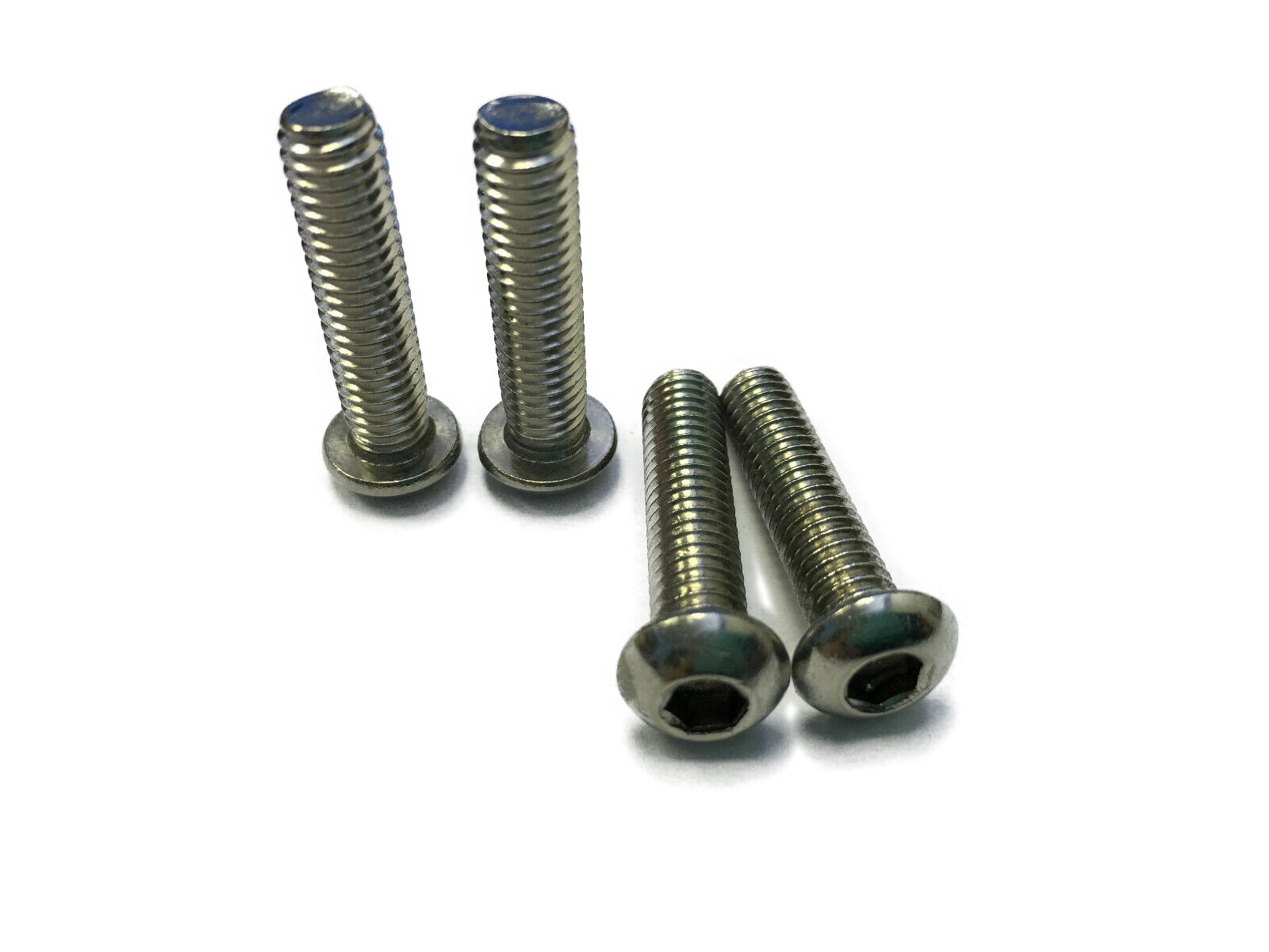 M6 25-45mm Metric Button Head Cap Allen Screw Bolt Motorcycle Hardware ...