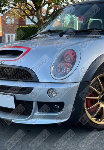 Mini Cooper Aero Front Bumper Spot Light Surround Decal R50 R52 R53 S ...