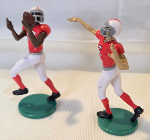 Football Players Set of 2 Cake Toppers Figures 4'' | eBay