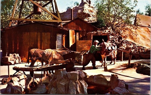 Roy Old Prospector Burros Mine Knotts Berry Farm Ghost Town CA Postcard ...