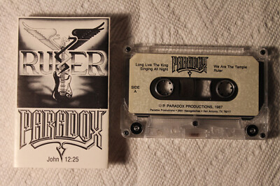Paradox - Ruler US orig' private cassette 1987 HEAVY metal TESTED | eBay