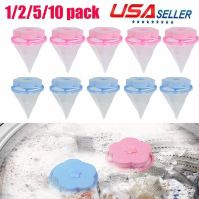 Floating Pet Fur Catcher Laundry Lint Hair Remover Filter For Washing ...