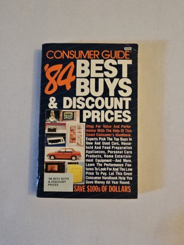 1984 April, Consumer Guide Book, Best Buys, (MH912) | eBay