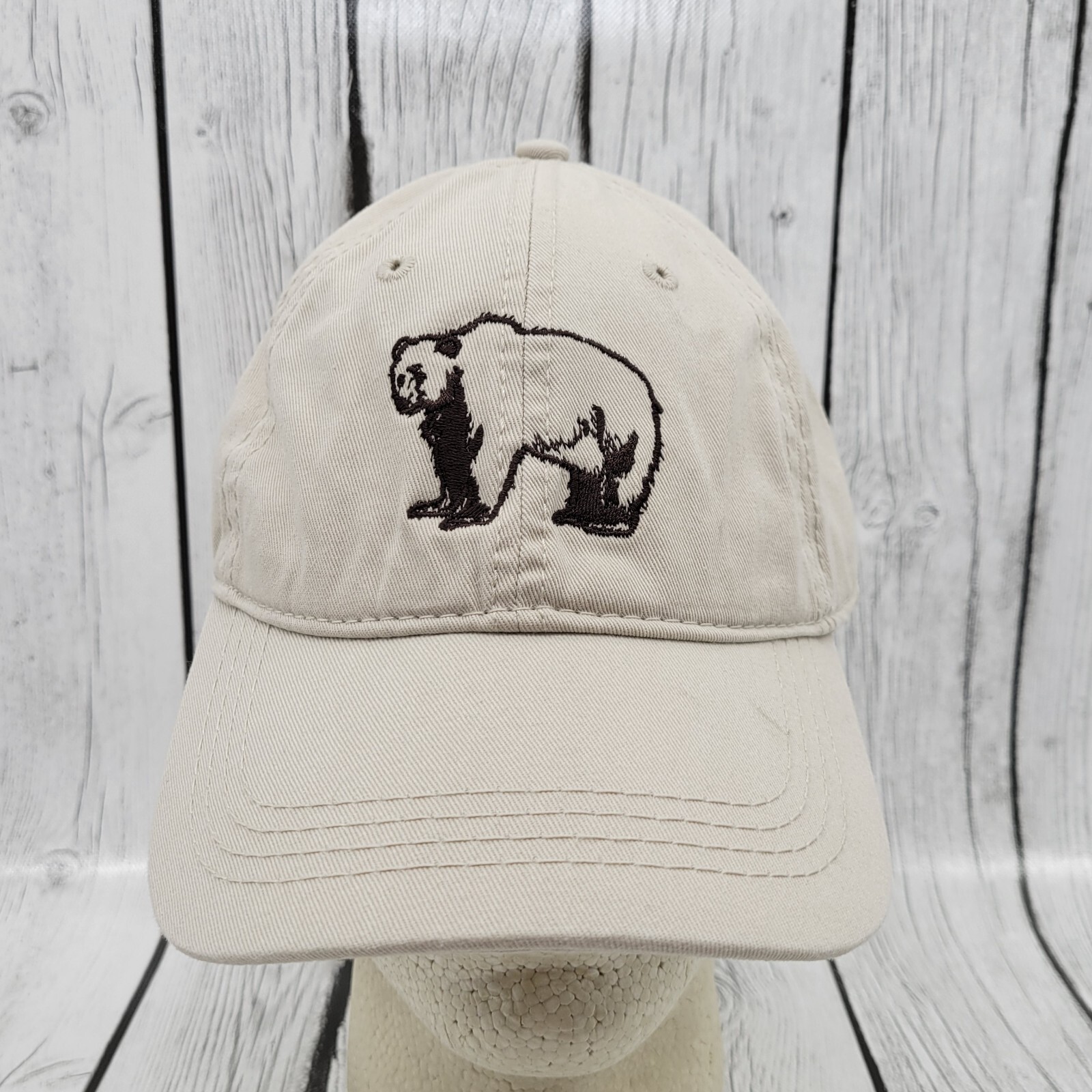 St Louis Zoo Embroidered Bear Hat Cap Adjustable Strap - Gem