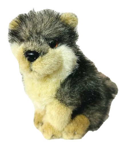 Defenders of Wildlife Plush Wolf Pup Gray Tan Beige 6” Tall Stuffed ...